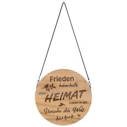 Frieden haben hei&szlig;t, eine Heimat haben