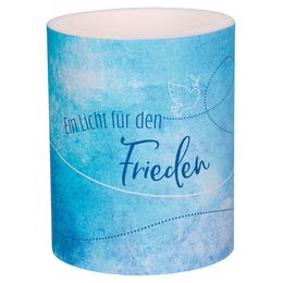 Lampionkerze &raquo;Ein Licht f&uuml;r den Frieden&laquo;