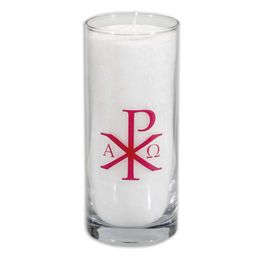 Palmwachs-Osterkerze &raquo;Alpha und Omega&laquo;