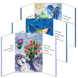 6er-Set Altarfalzkarten &raquo;Marc Chagall&laquo;