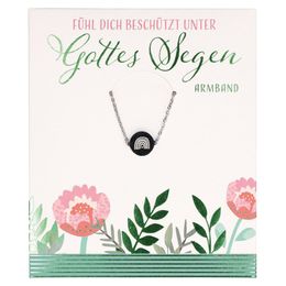Edelstahl-Armband - F&uuml;hl dich besch&uuml;tzt unter Gottes Segen (1 St&uuml;ck)