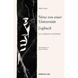 Verse von einer Universit&auml;t. Logbuch