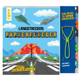 Langstrecken-Papierflieger mit Katapult