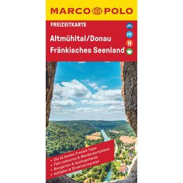 MARCO POLO Freizeitkarte 36 Altm&uuml;hltal, Donau, Fr&auml;nkisches Seenland 1:110.000