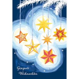 Weihnachtskarte - Gesegnete Weihnachten (6 St&uuml;ck)