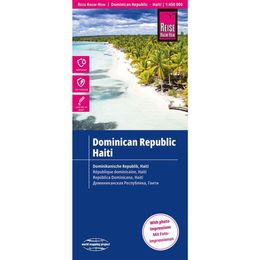Reise Know-How Landkarte Dominikanische Republik, Haiti 1 : 450.000