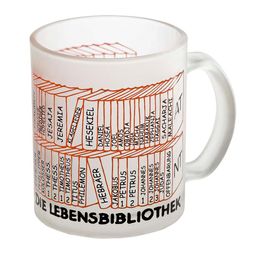 Glastasse &laquo;B&uuml;cher der Bibel&laquo;