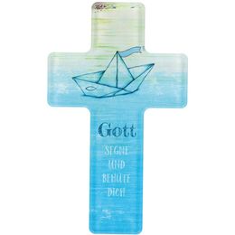 Kinderkreuz - Gott segne und beh&uuml;te dich aus Acrylglas (1 St&uuml;ck)