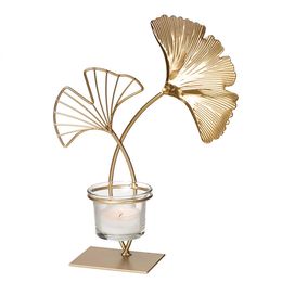 Teelichthalter &raquo;Ginkgo&laquo;