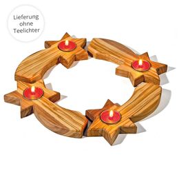 4er-Set Teelichthalter &raquo;Stern von Betlehem&laquo;
