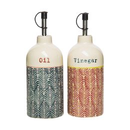 2er-Set Essig- und &Ouml;lflasche