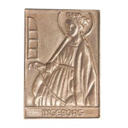 Bronzenamensplakette Ingeborg (1 St&uuml;ck)