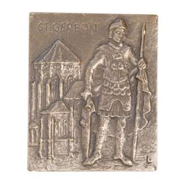 Bronzeheiligenrelief Gereon (1 St&uuml;ck)