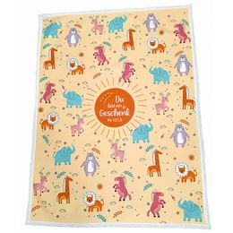 Kuscheldecke &raquo;Tiere&laquo;