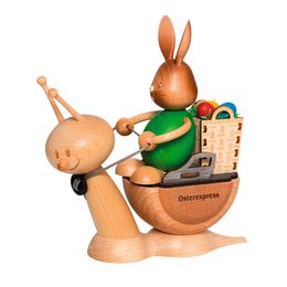 Holzfigur &raquo;Stupsi Osterexpress&laquo;