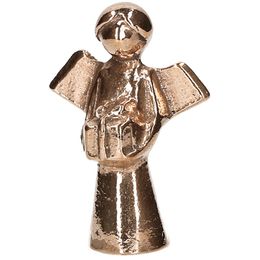 Bronzefigur - Engel mit Geschenk (1 St&uuml;ck)