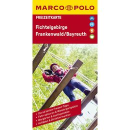 MARCO POLO Freizeitkarte 29 Fichtelgebirge, Frankenwald, Bayreuth 1:100.000