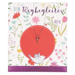 Metall-Kette mit Kreuz-Anh&auml;nger - Dein Wegbegleiter (1 St&uuml;ck)