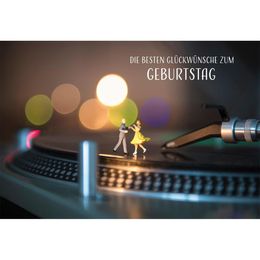 Geburtstagskarte - Die besten Gl&uuml;ckw&uuml;nsche zum Geburtstag (6 St&uuml;ck)