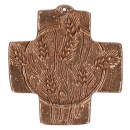 Kommunionkreuz aus Bronze - &Auml;hre (1 St&uuml;ck)