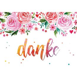 Dankeskarte - Danke (6 St&uuml;ck)