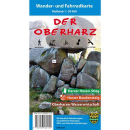 Der Oberharz Wander- und Fahrradkarte 1 : 30 000