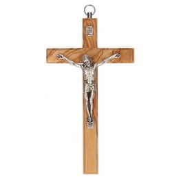 Holzkreuz mit Metallkorpus (1 St&uuml;ck)