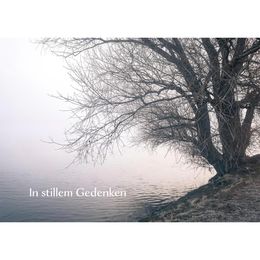 Trauerkarte - In stillem Gedenken (6 St&uuml;ck)