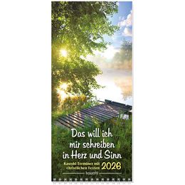 Terminplaner &raquo;Das will ich mir schreiben in Herz und Sinn 2026&laquo;