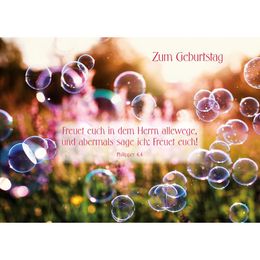 Postkarte - Zum Geburtstag (10 St&uuml;ck)