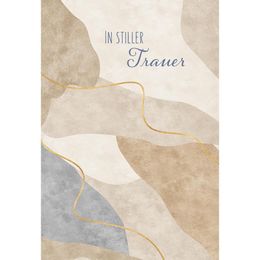 Trauerkarte - In stiller Trauer (6 St&uuml;ck)