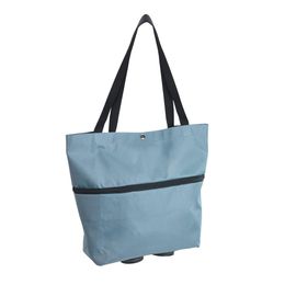2-in-1: Shopper und Einkaufstrolley