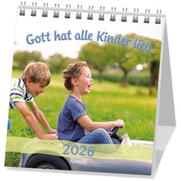 Aufstellkalender &raquo;Gott hat alle Kinder lieb 2026&laquo;