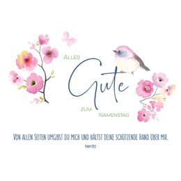 Postkarte - Alles Gute zum Namenstag (10 St&uuml;ck)