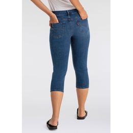 Levi's LEVI'S Damen Caprijeans "311 SHAPING SKN CAPRI", blau, Gr. 31, Denim/Jeans, Obermaterial: 60% Baumwolle, 23% Viskose, 16% Polyester, 1% Elasthan,