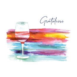 Geburtstagskarte - Gratuliere (6 St&uuml;ck)