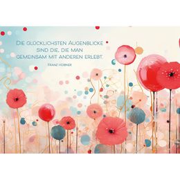 Postkarte - Die gl&uuml;cklichsten Augenblicke... (10 St&uuml;ck)