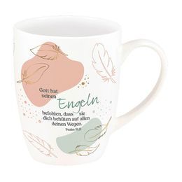 Tasse &raquo;Gott hat seinen Engeln befohlen&laquo;