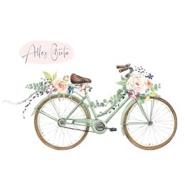 Geburtstagskarte - Alles Gute (6 St&uuml;ck)