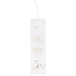 Wandtafel aus Porzellan - Die Chance