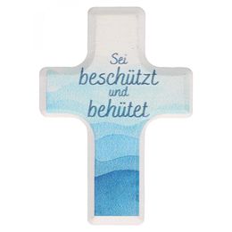 Handschmeichlerkreuz - Sei besch&uuml;tzt und beh&uuml;tet (1 St&uuml;ck)