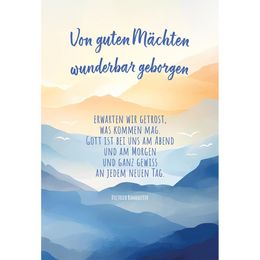 Spruchkarte - Von guten M&auml;chten (6 St&uuml;ck)