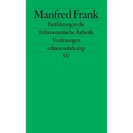 Einf&uuml;hrung in die fr&uuml;hromantische &Auml;sthetik
