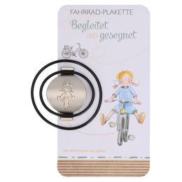 Fahrrad-Plakette f&uuml;r Lenker - Begleitet und gesegnet (1 St&uuml;ck)