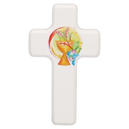 Kinderholzkreuz - Kelch und &Auml;hre