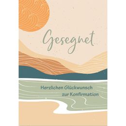 Geldgeschenkkarte - Herzlichen Gl&uuml;ckwunsch zur Konfirmation (6 St&uuml;ck)