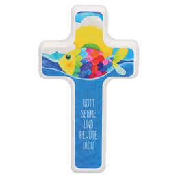Kinderholzkreuz - Gott segne und beh&uuml;te dich