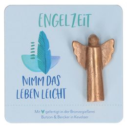 Engelfigur aus Bronze - Nimm das Leben leicht (6 St&uuml;ck)