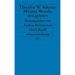 ' Minima Moralia' neu gelesen