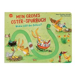 Mein gro&szlig;es Oster-Spurbuch. Wohin rollt das Osterei?